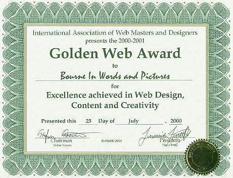 Bourne Web Site Awards
